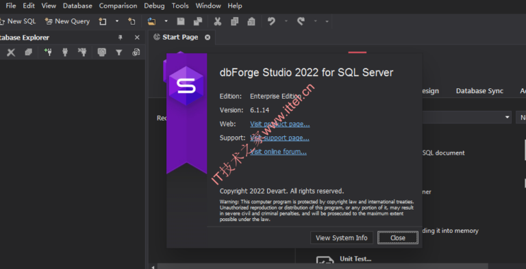 dbForge Studio 2022 for SQL Server v6.4.7 Enterprise破解版