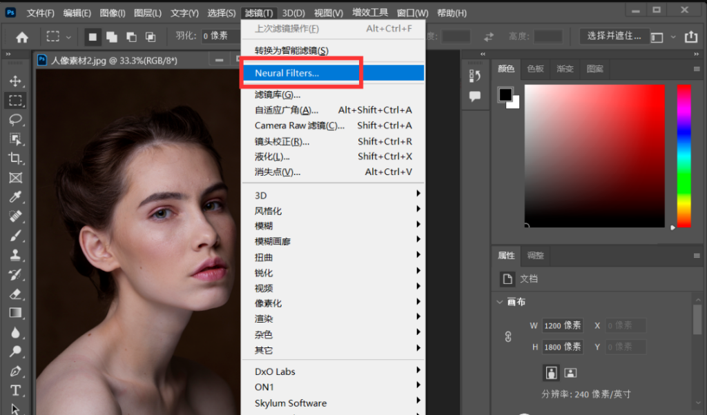 Ps2021neural Filters