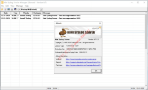 Solarwinds Kiwi Syslog Server 9.7.1 安装教程+注册机