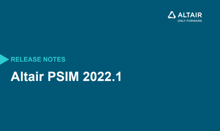 Altair PSIM Professional 2022.1.0 中文版