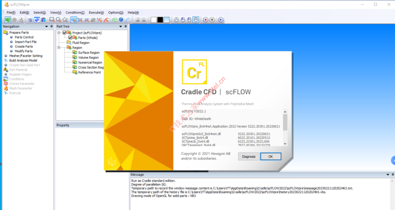 Cradle CFD 2022.1 破解版（附带安装教程）
