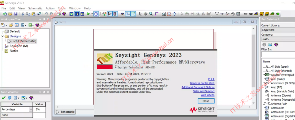Keysight PathWave RF Synthesis Genesys 2023破解版