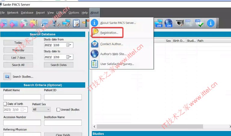 医疗影像管理软件Sante Free PACS Server v3.2.3 安装图文教程