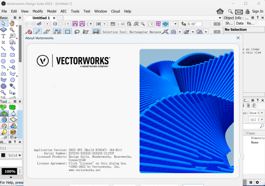 3D建模软件VectorWorks 2023.SP2 安装教程