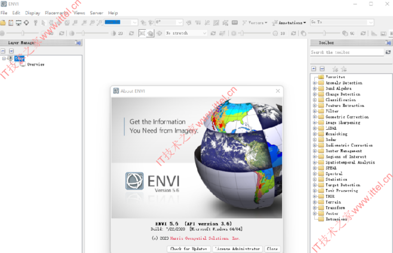 遥感图像软件 ENVI 5.6 安装教程（含破解补丁）