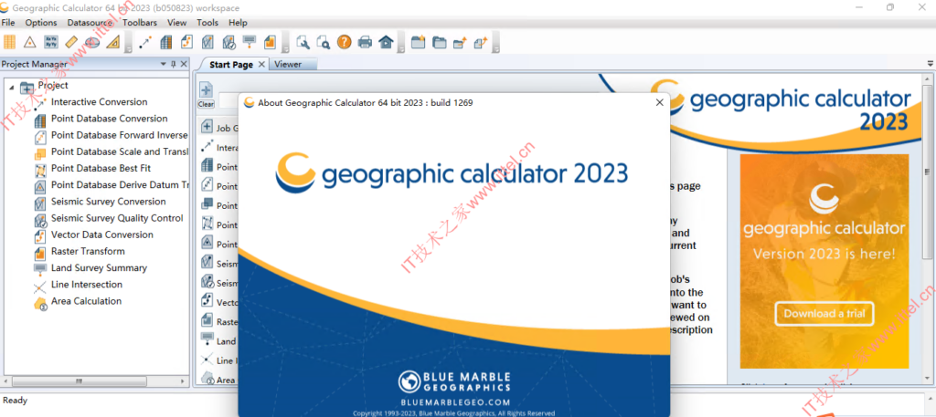 地理测量软件Blue Marble Geographic Calculator 2023安装教程