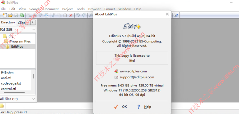 文本编辑器EditPlus v5.7安装版&中文绿色便携版