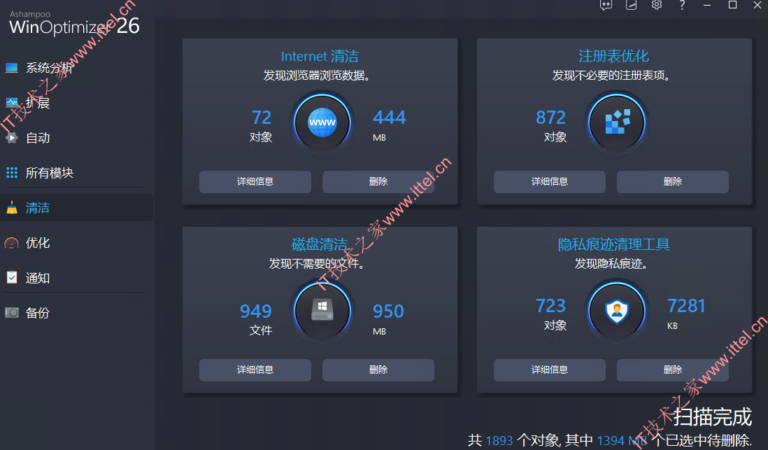 系统优化清理软件Ashampoo WinOptimizer 26.0 中文绿色便携版