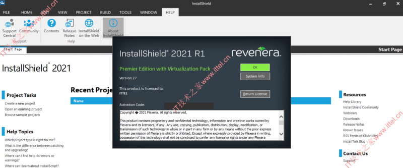 InstallShield Premier Edition 2021 R1 v27.0 安装激活教程