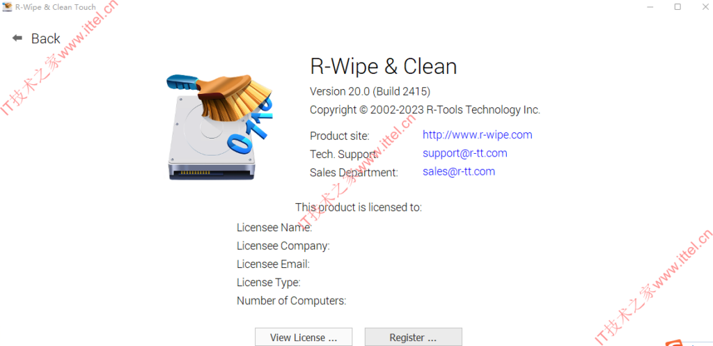 磁盘清理R-Wipe＆Clean v20.0 绿色便携版