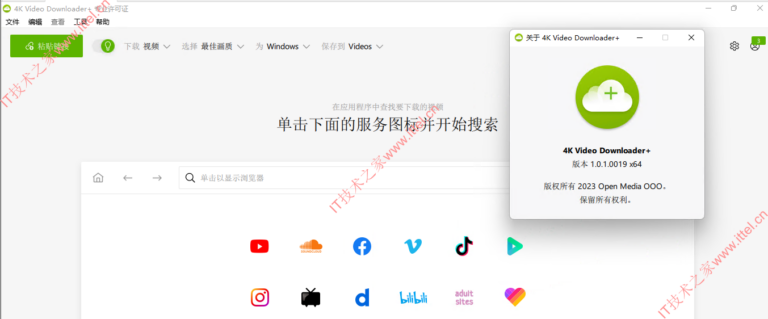 视频下载工具 4K Video Downloader v1.0.1 中文绿色便携版