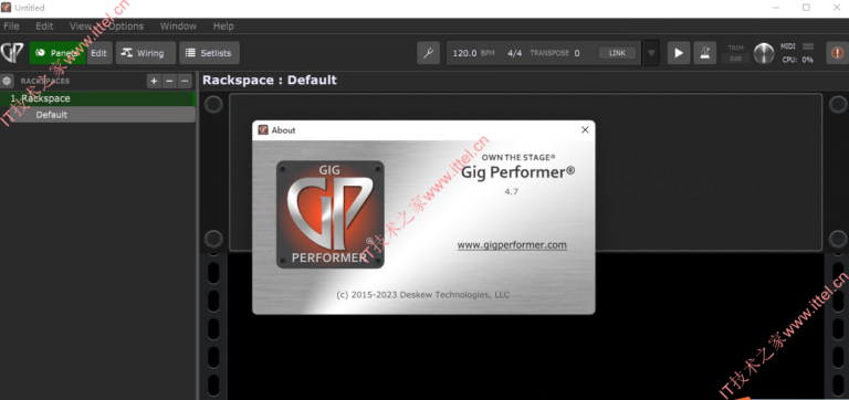 现场乐器表演效果器 Deskew Technologies Gig Performer v4.7.0 安装激活教程