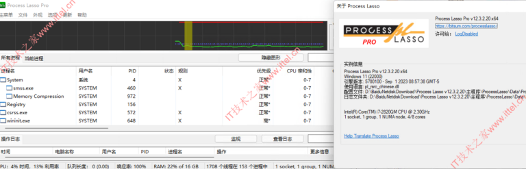 Process Lasso Pro 12.3.2.20中文绿色便携版