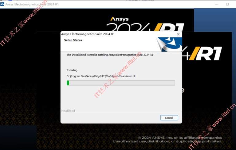ANSYS Electronics Suite 2024 R2 详细图文安装教程+ Local Help（本地帮助文件）