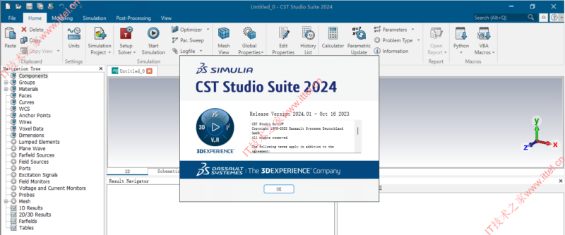 电磁仿真软件 CST STUDIO SUITE 2024.1 SP1 安装激活教程