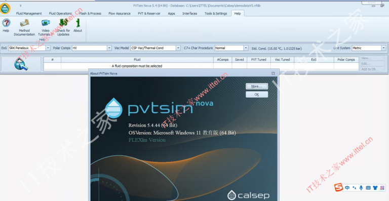 Calsep PVTsim Nova 5.4安装教程