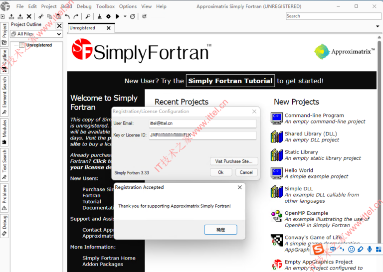 Approximatrix Simply Fortran 3.36 安装教程