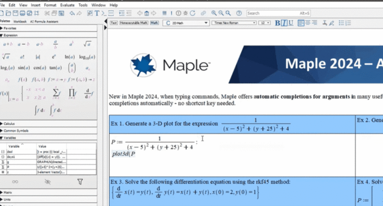 Maplesoft Maple 2024.1 中文版+安装教程