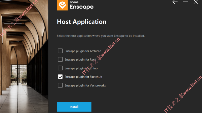 Enscape 3D 4.3简体中文完美破解版+素材库（支持SketchUp Pro 2024）