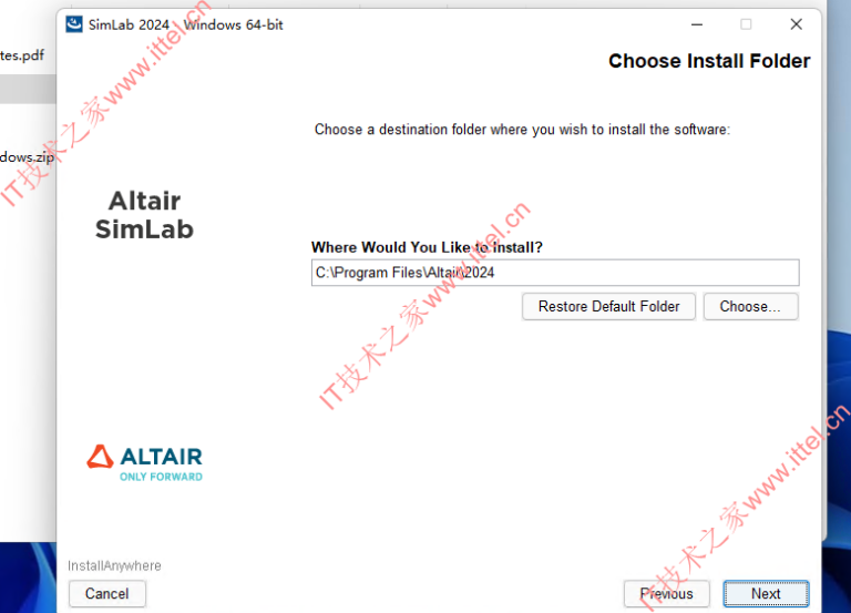 Altair SimLab 2024 安装教程+补丁下载