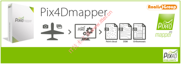 Pix4Dmapper Enterprise 4.5.6 中文版(PiX4D)-无人机数据和航空影像数据处理软件