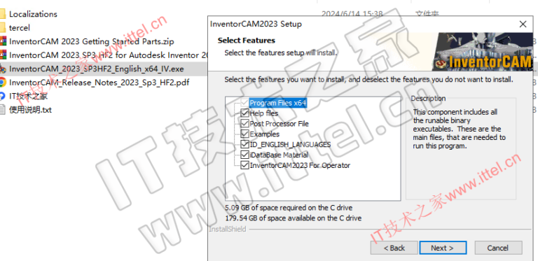 InventorCAM 2023 SP3 HF2 for Autodesk Inventor 2018-2025 中文版+安装教程