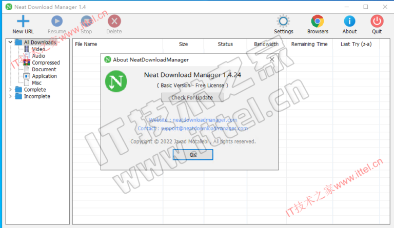 Neat Download Manager v1.4.24 - 免费的多线程下载神器