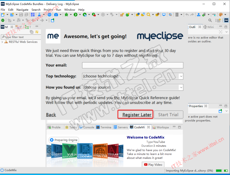 MyEclipse 2020 汉化版+安装教程