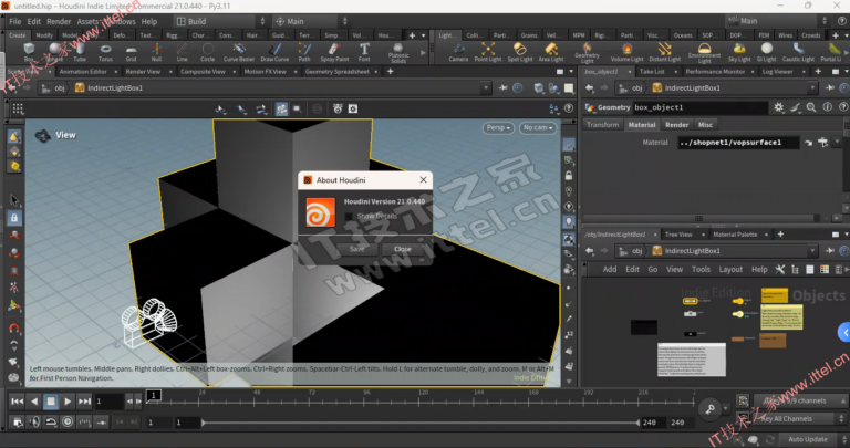 SideFX Houdini INDIE 21.0.440 英文便携版