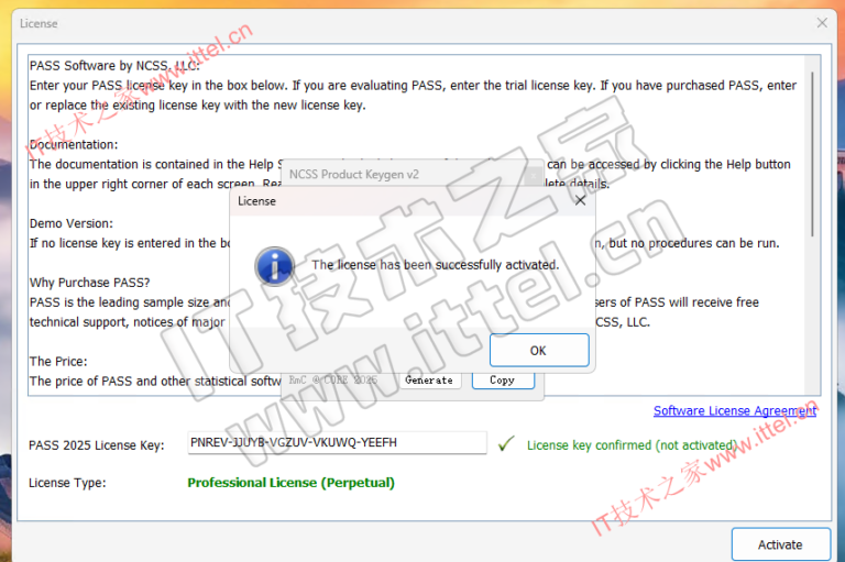 NCSS PASS Professional 2025 v25.0.2 安装教程